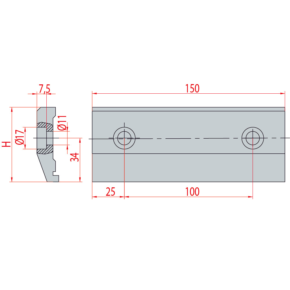 Amada press brake Safety clamp - 5012 – Fabtooling CANADA